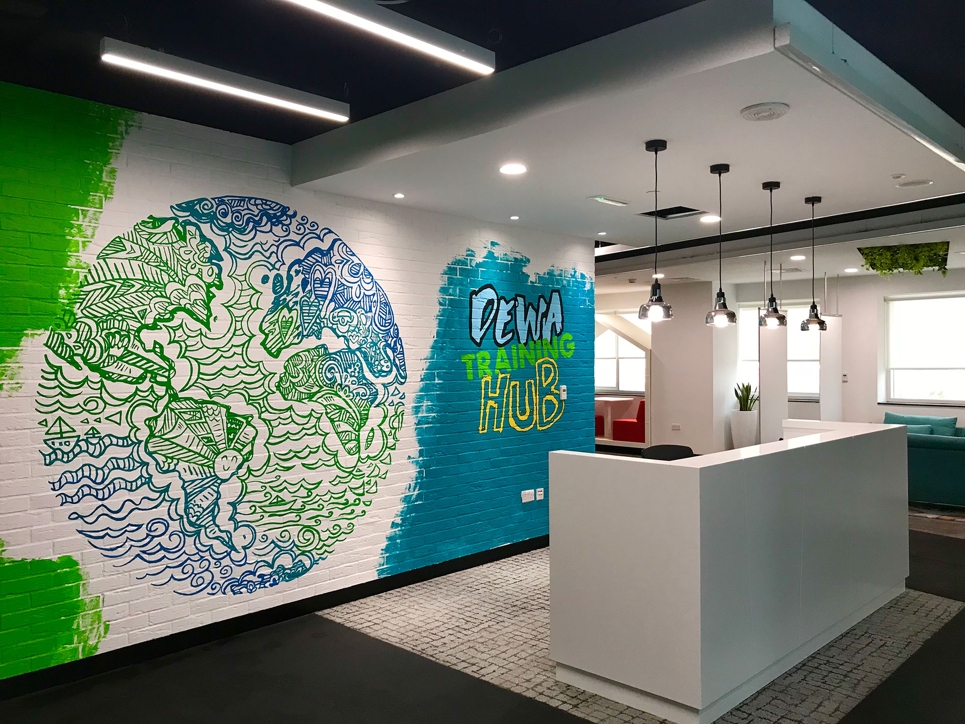 DEWA’s New Office Featured online with Commercial Interior Design
